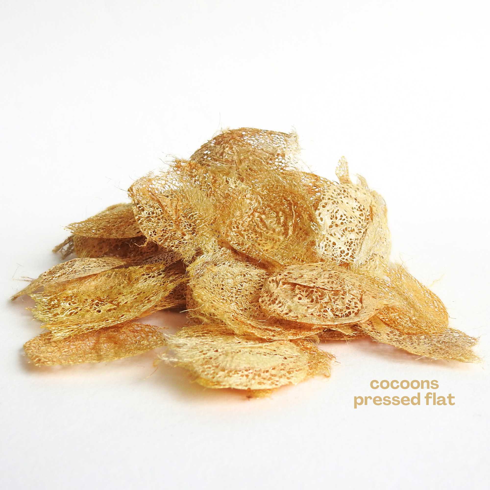 Cricula Cocoons - Golden Lacy Natural | Stitching Jewelry Felting Craft ...