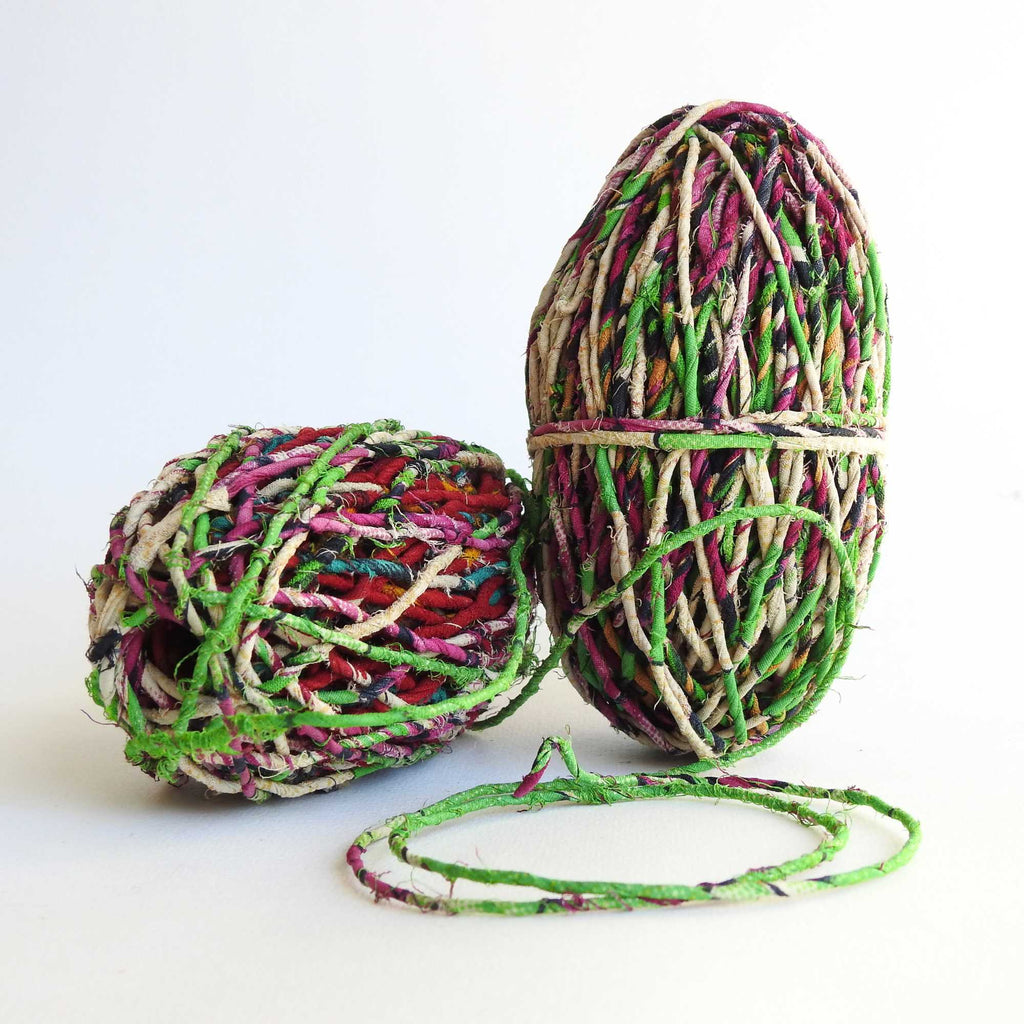Recycled Yarns - Natural Eco-friendly Repurpose Waste | ORA Fabulous Fibres