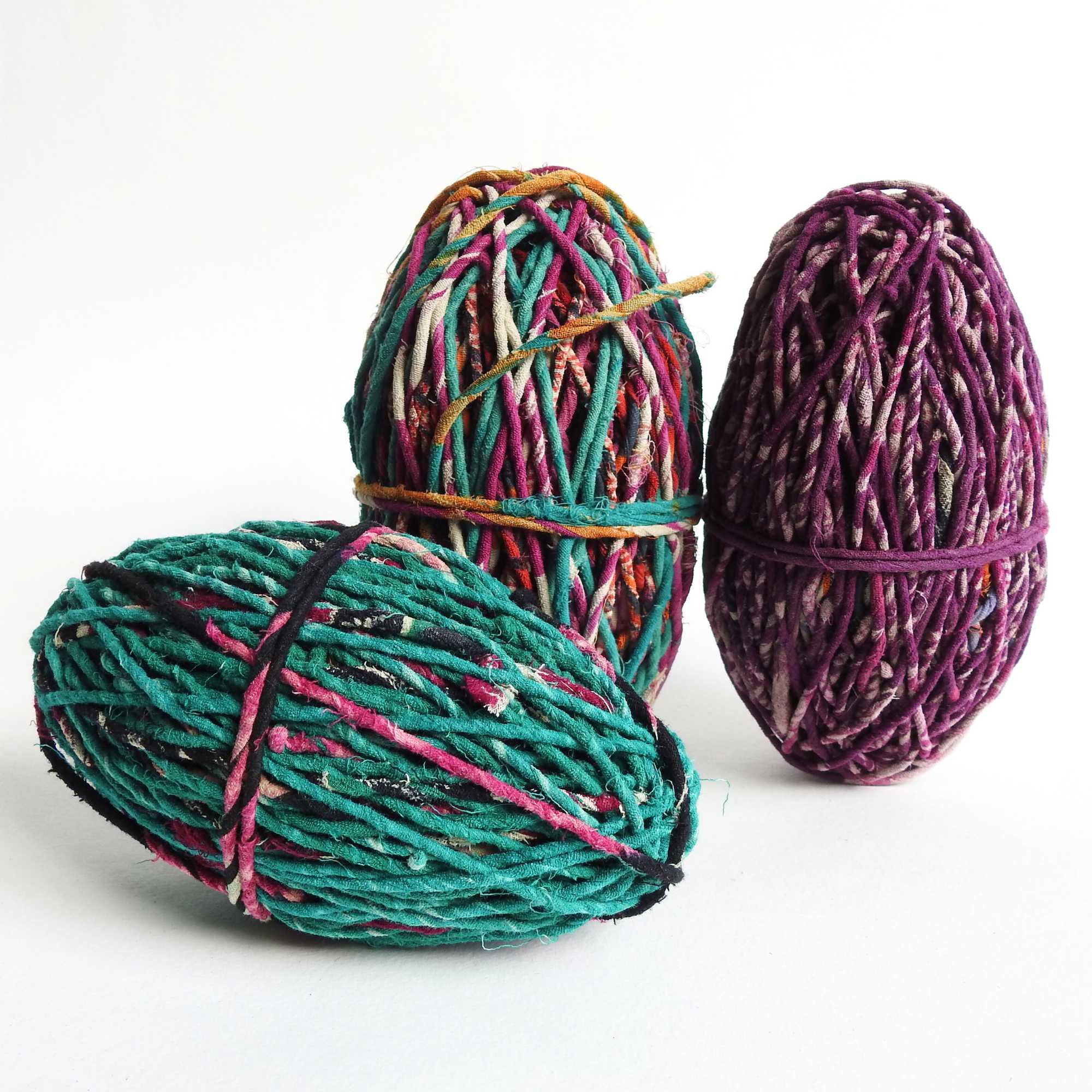 Recycled Yarns - Natural Eco-friendly Repurpose Waste | ORA Fabulous Fibres