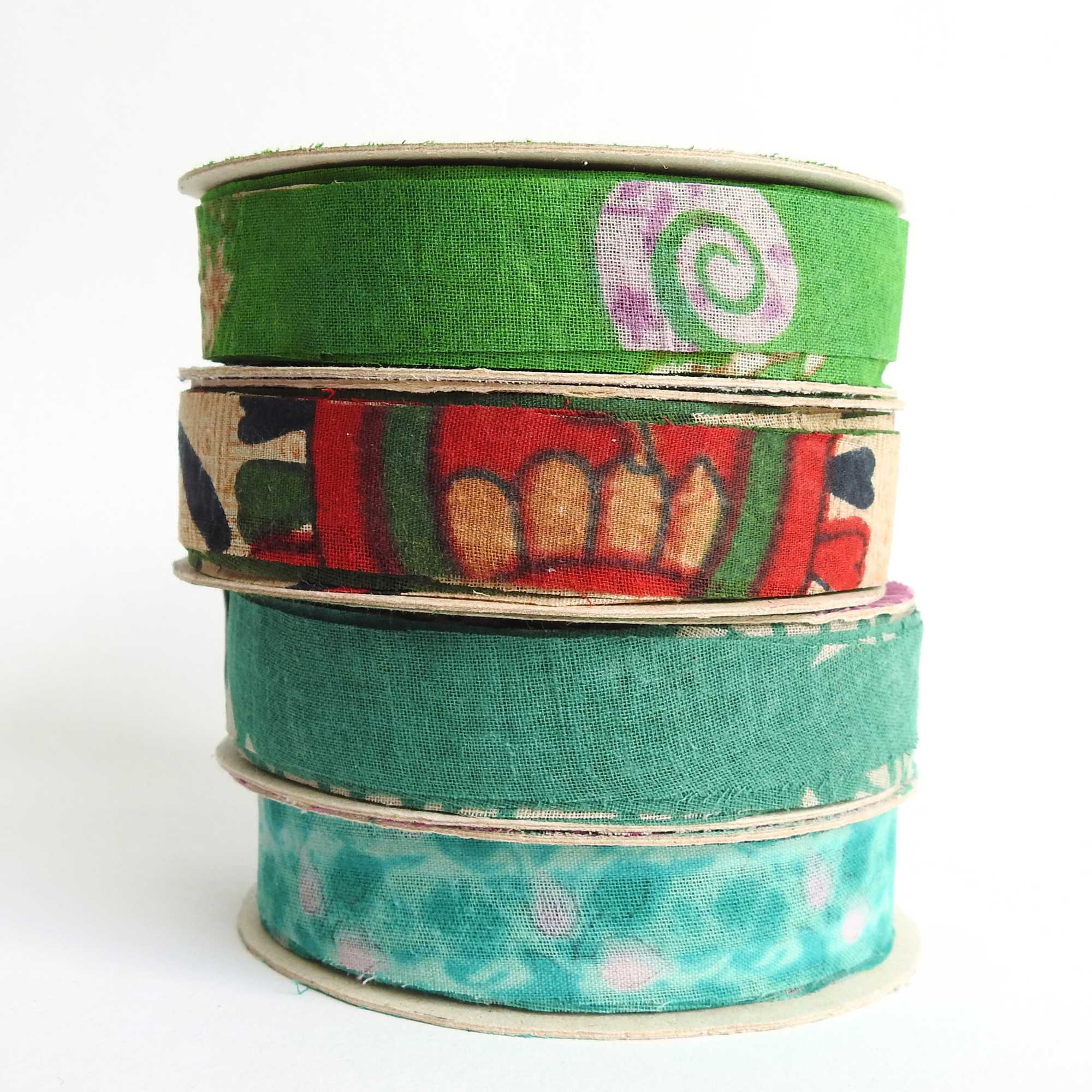 Fair Trade Upcycled Cotton Sari Ribbon – ORA Fabulous Fibres